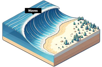 What's the Difference Between Waves and Tides? - Earth How