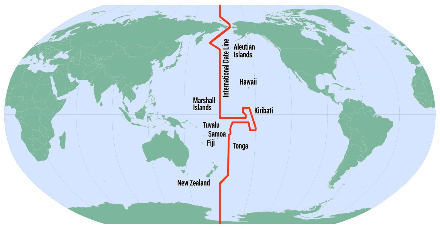 Where Is the International Date Line? - Earth How